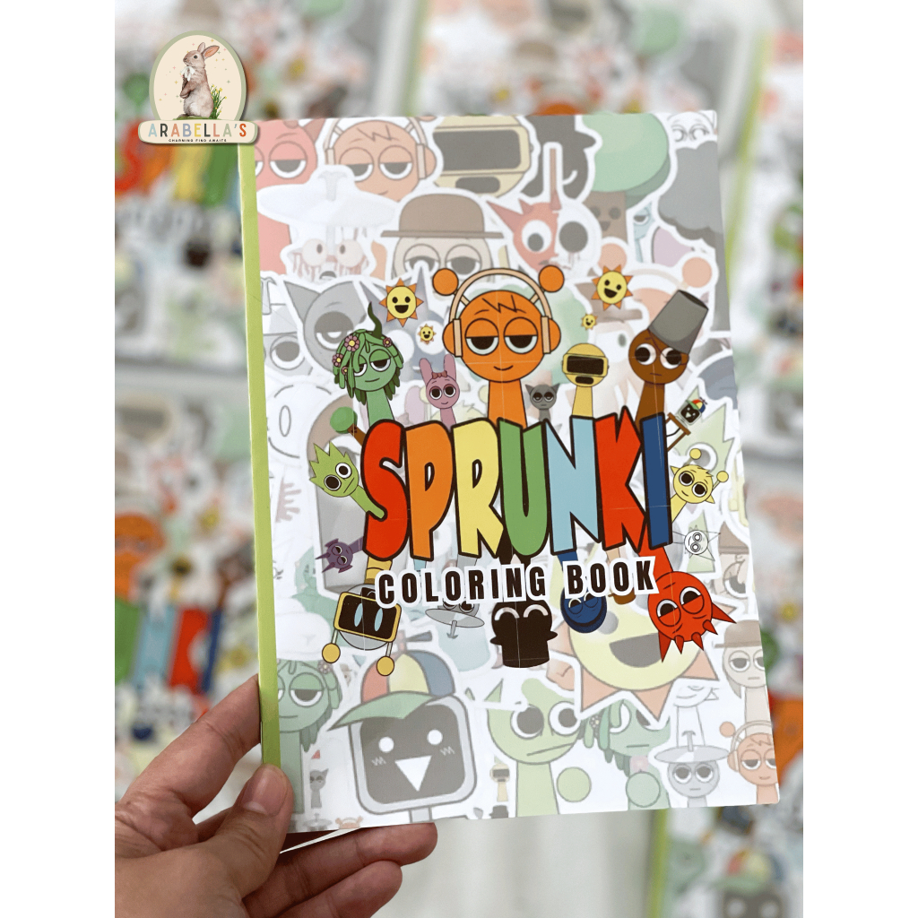 Sprunki Coloring Book | Shopee Philippines