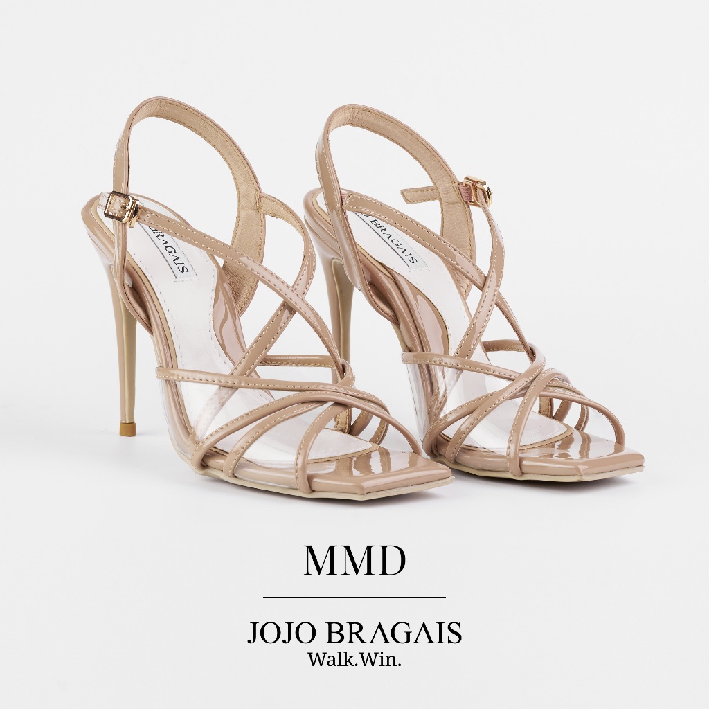 Jojo Bragais MMD Nude-Glossy 4-Inch High Heels | Pageant Heels | Shopee ...