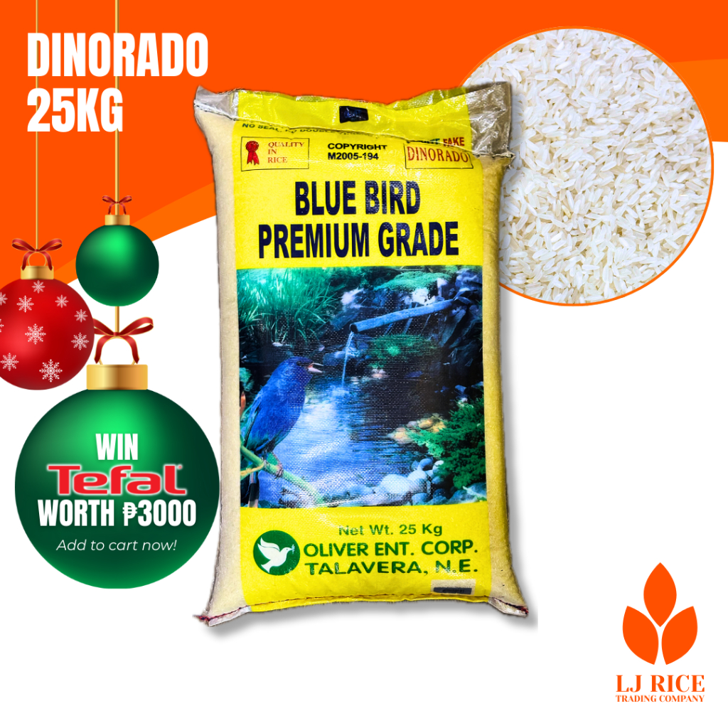 Blue Bird Premium Dinorado Rice Bigas 25kg | Shopee Philippines