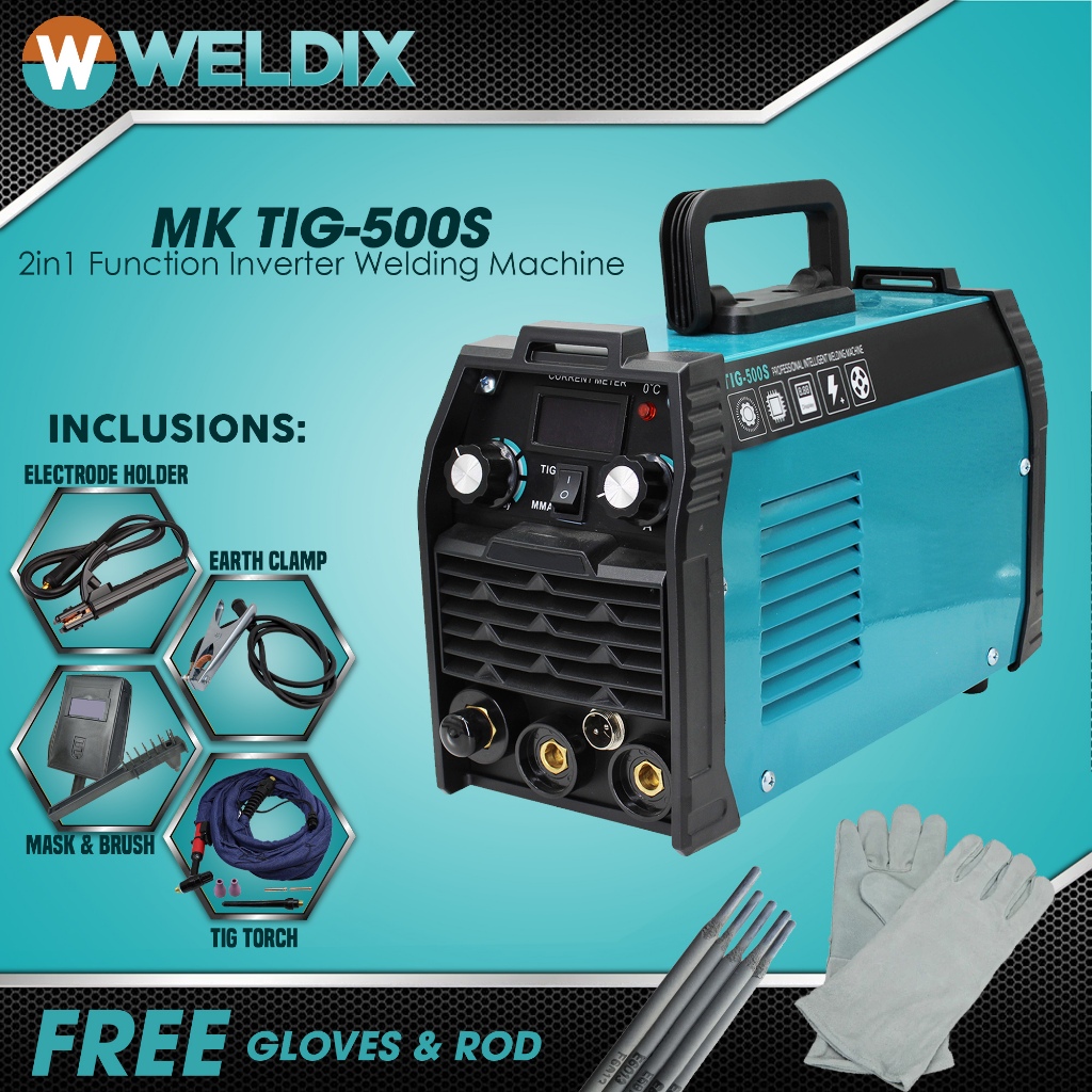 MK TIG-500S 2in1 Professional Intelligent Inverter Welding Machine ...