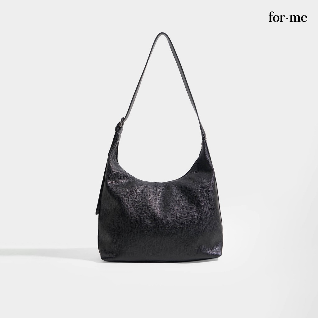 ForMe Leather Sling Bag For Women (Black/Stone) | Shopee Philippines