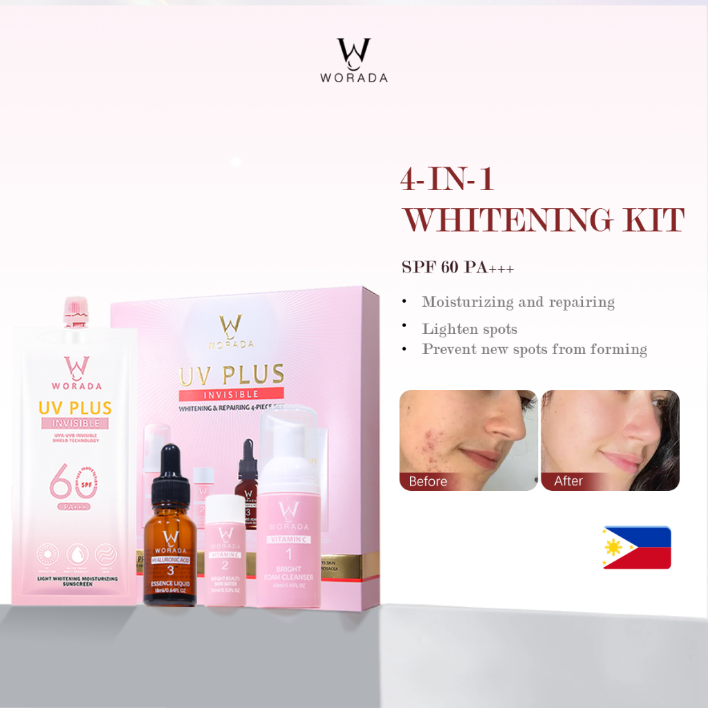 WORADA Skincare Gift Set 4-in-1 Brightening, Moister, Anti-Acne, Oil ...