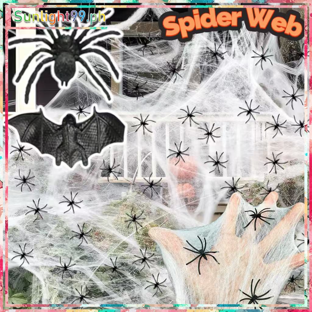 Haunted House Decor Spider Web Decoration,Spider Decor,Pumpkin Basket ...