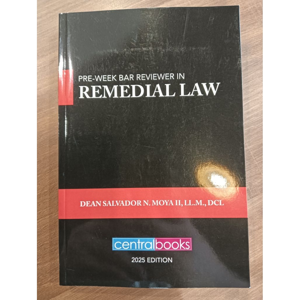 Pre Week Bar Reviewer in Remedial Law 2025 Moya | Shopee Philippines