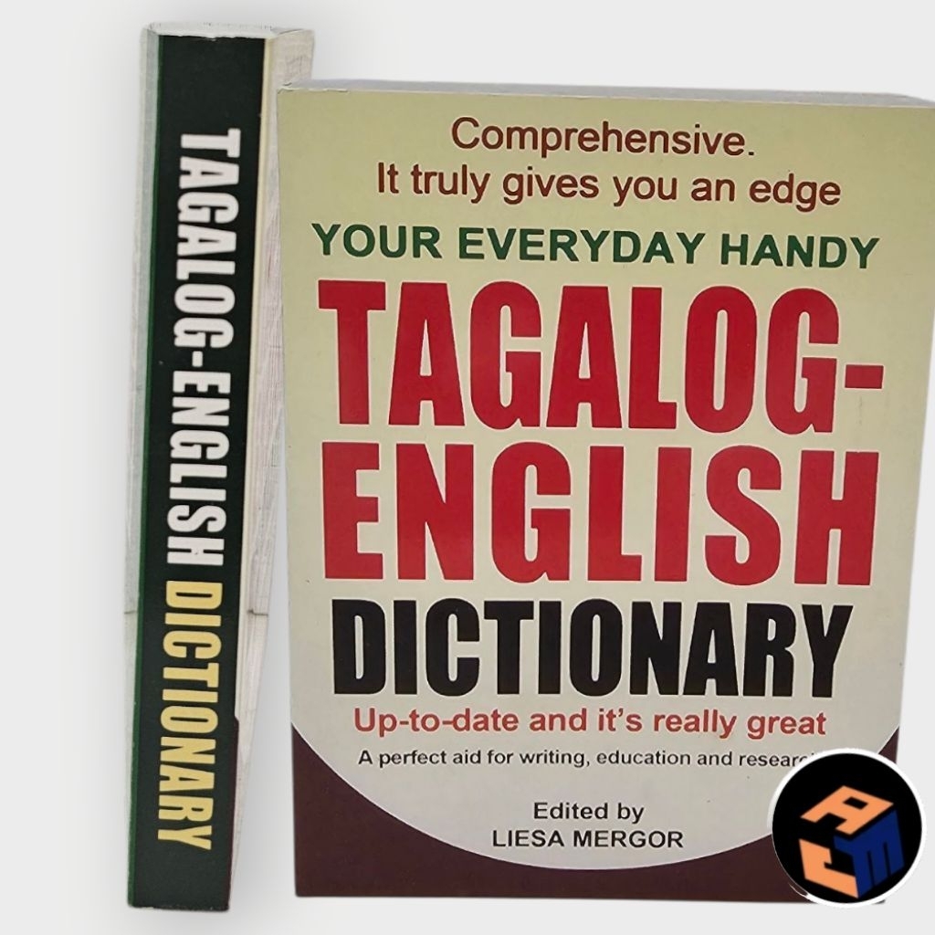 Tagalog - English Dictionary 480 Pages Thick | Shopee Philippines