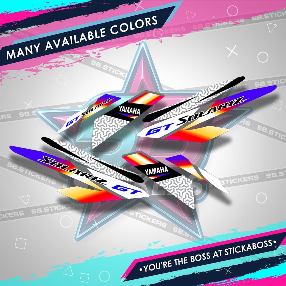 MIO SOUL I 125 GT STICKER DECALS ( SOLARIZ CUSTOM ) | Shopee Philippines