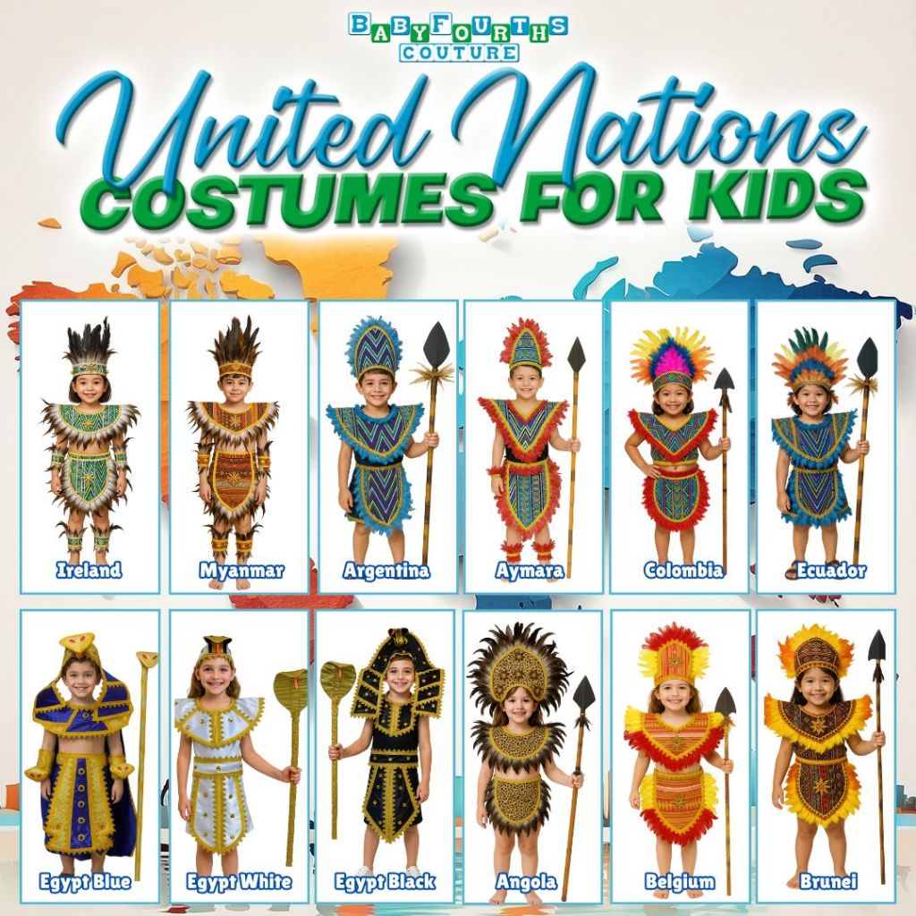No.9 United Nation Tribal Native Costume Ireland Thailand Myanmar ...