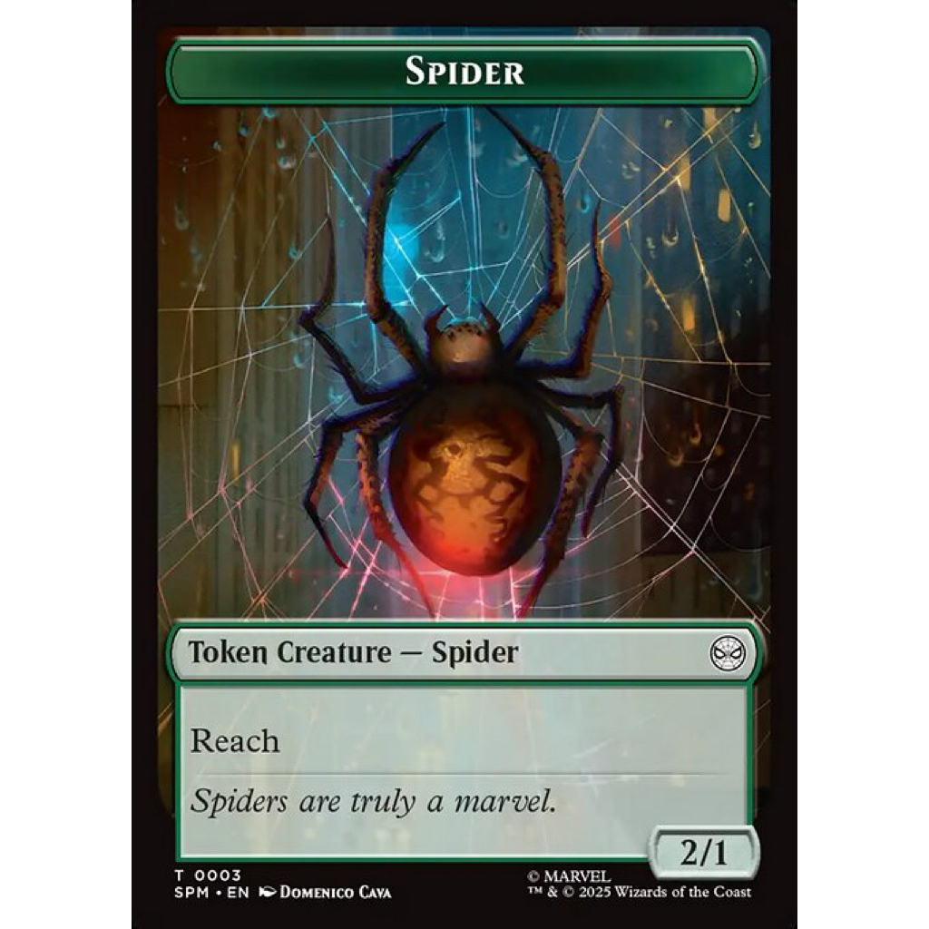 MTG (spider-man) - Spider x Treasure Token (Non-Foil) | Shopee Philippines
