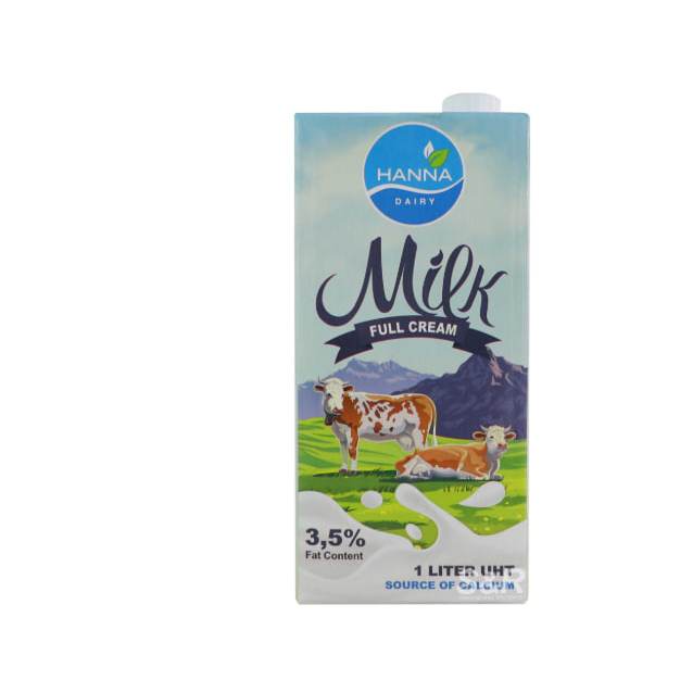 Hanna Dairy UHT Full Cream Milk 1L | Shopee Philippines