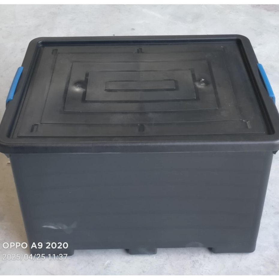 STORAGE BOX 160L HEAVY DUTY WITH WHEELS STOCK #056 | Shopee Philippines