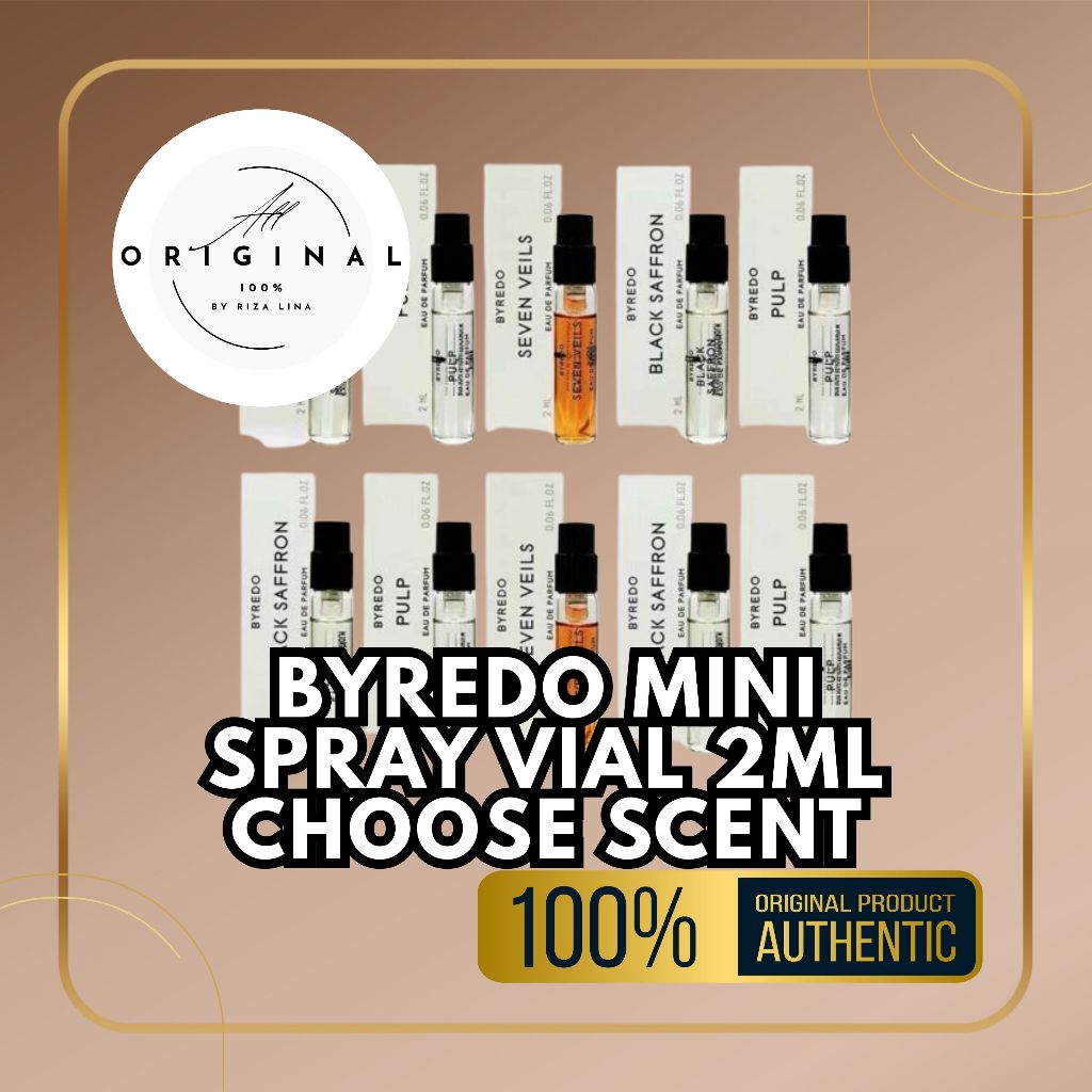 BYREDO MINI SPRAY VIAL 2ML - CHOOSE SCENT | Shopee Philippines