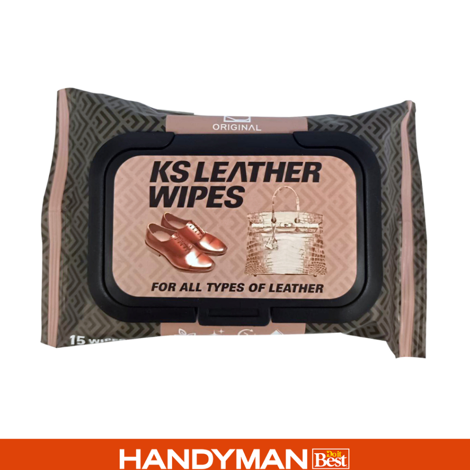 KS Leather Wipes 15 Sheets | Shopee Philippines