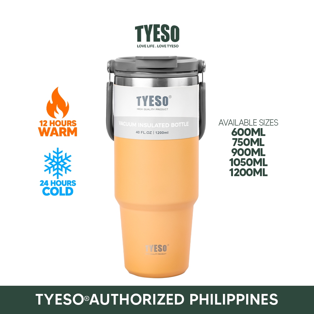 TYESO (20oz/25oz/30oz/35oz/40oz) Vacuum Insulated Tumbler with Handle ...