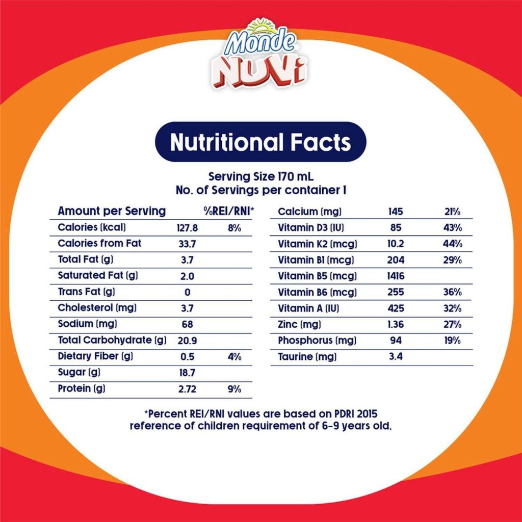 Monde Nuvi Chocolate Milk Drink with Nata de Coco 170ml X 4 | Shopee Philippines