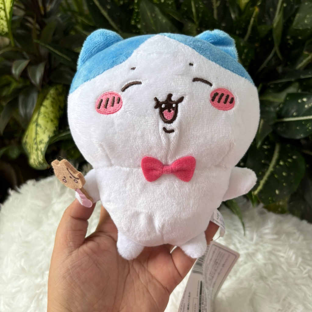 CHIIKAWA Hachiware Happy With Lolli Plush Toy | Shopee Philippines