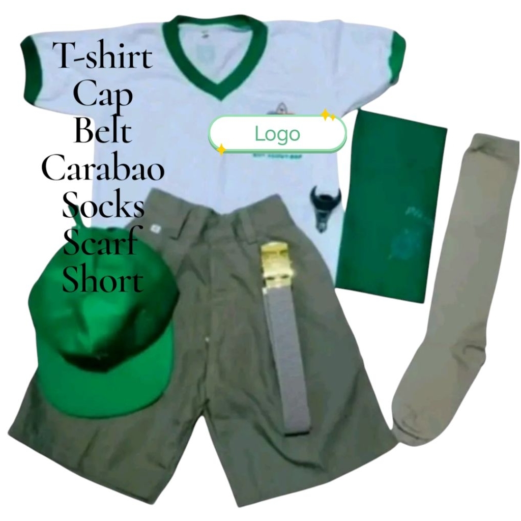 BSP TYPE B GREEN PIPING SCHOOL UNIFORMS GRADE 3 4 5,6 | Shopee Philippines