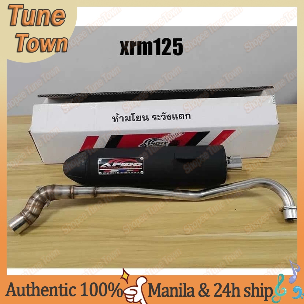 Apido Pipe XRM 125/110/Raider150/Fi Carb For Honda Motorcycle Exhaust ...