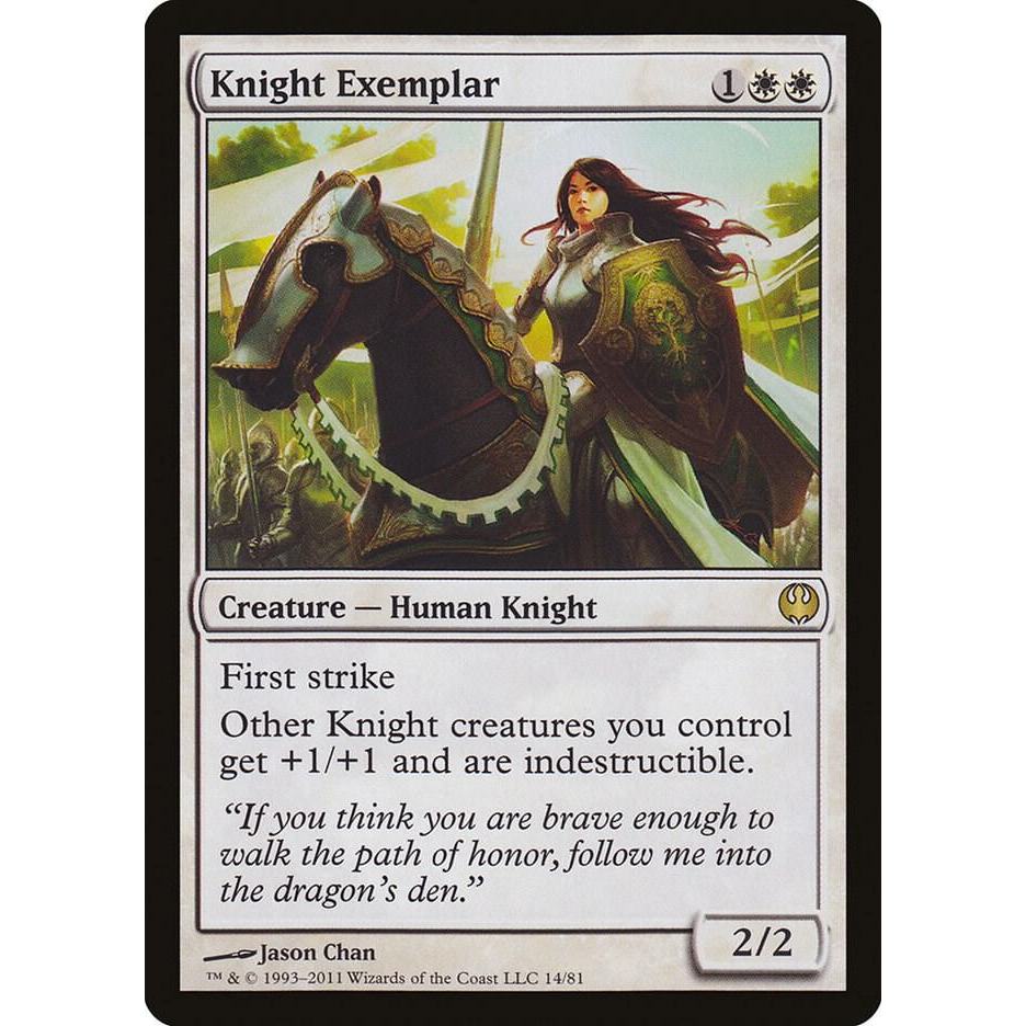 [MTG] Knight Exemplar - Duel Decks: Knights vs. Dragons (DDG) Magic the ...