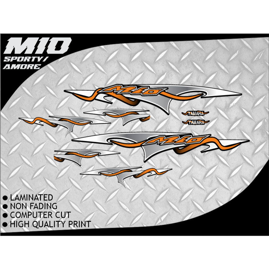 Yamaha Mio Sporty/Amore Sticker Decals 2025 Tailed Concept | Shopee ...