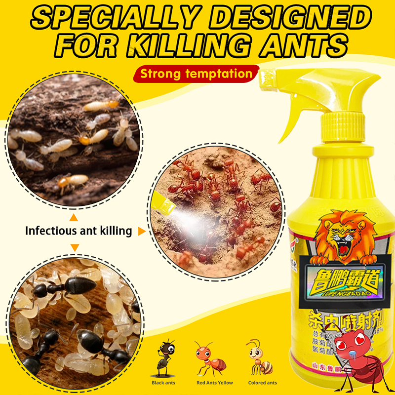 Enhanced Ant Killer Spray Fast-Acting Powerful Nest Elimination ...
