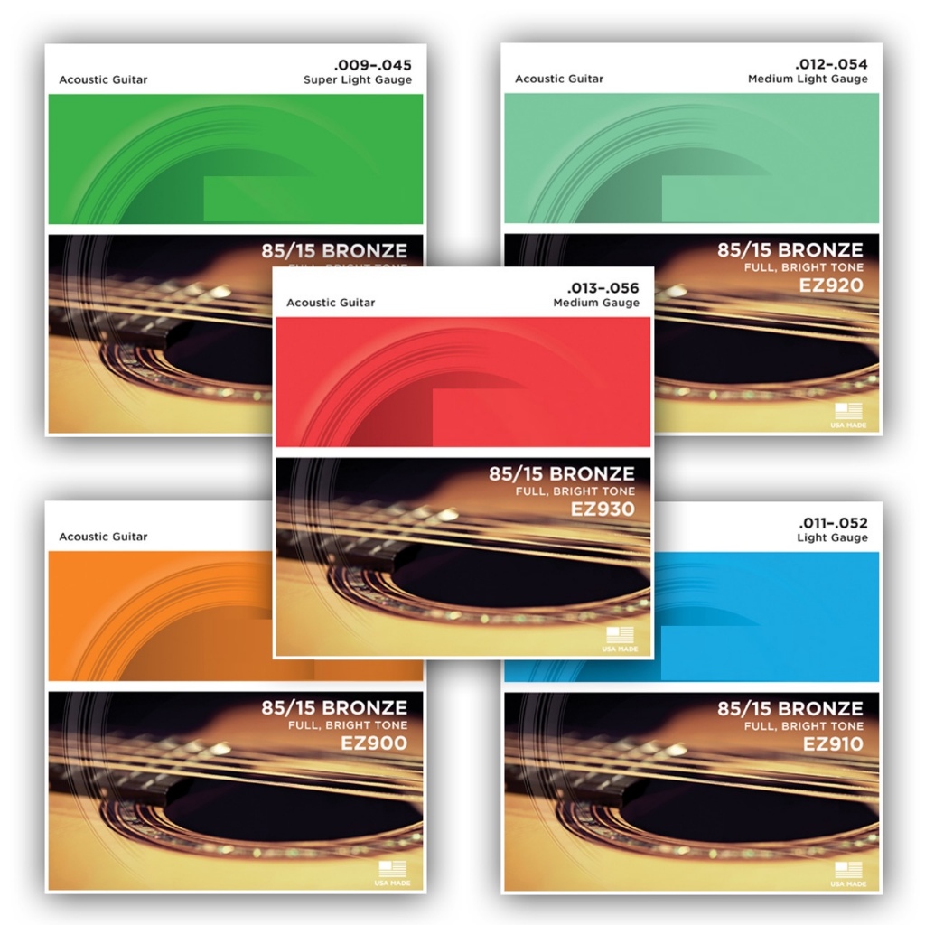 1 set EZ EJ EXP acoustic guitar strings | Shopee Philippines