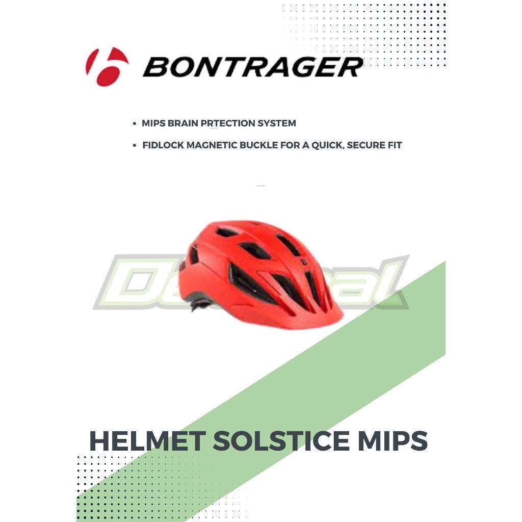 Bontrager Solstice Helmet Mips/Non Mips | Shopee Philippines