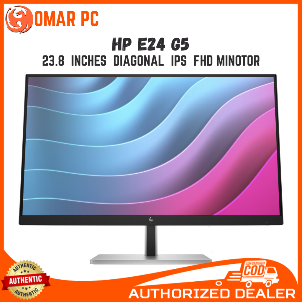 BRANDNEW HP E24 G5 23.8 INCHES DIAGONAL FHD MONITOR/MONITEUR DIAGONALE ...