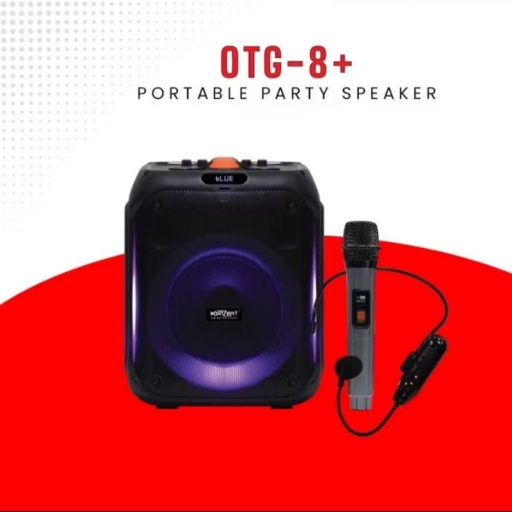 Original konzert NEW MODEL OTG-8+ free 1 wireless mic and free 1 ...