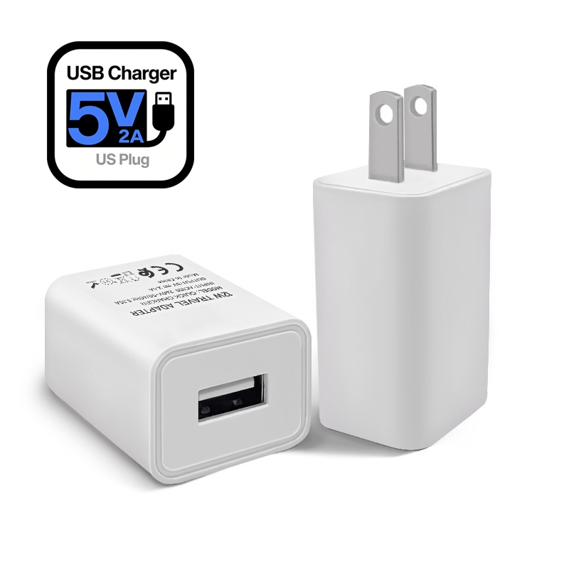 5V 2A Wall Charger USB Power Supply Fast Charging Universal Wall Plug ...