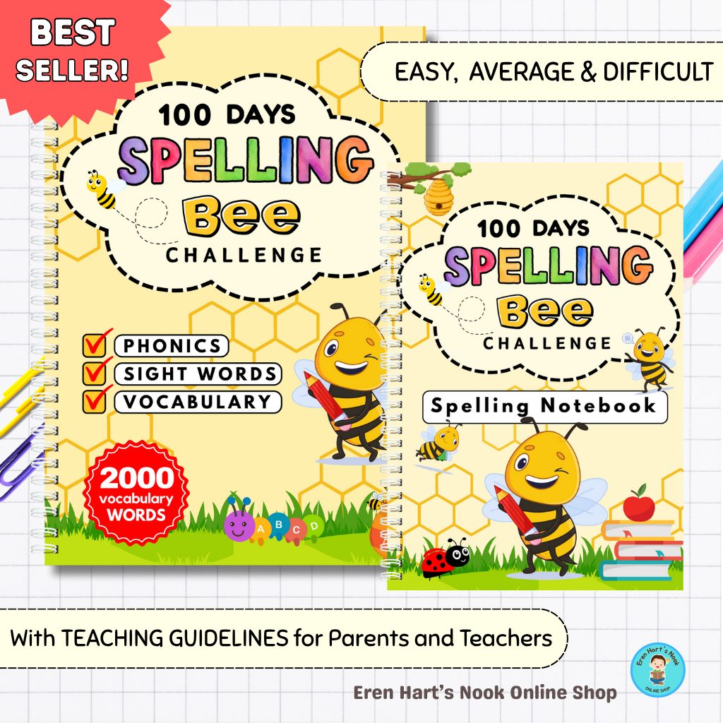 SPELLING BOOK | SPELLING NOTEBOOK | 2000 WORDS FOR VOCABULARY AND ...