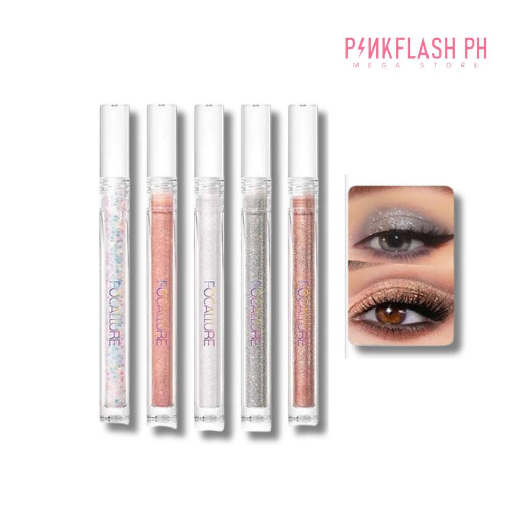 FOCALLURE Waterproof Starlight Liquid Eyeshadow High Pigment Eye Shades ...