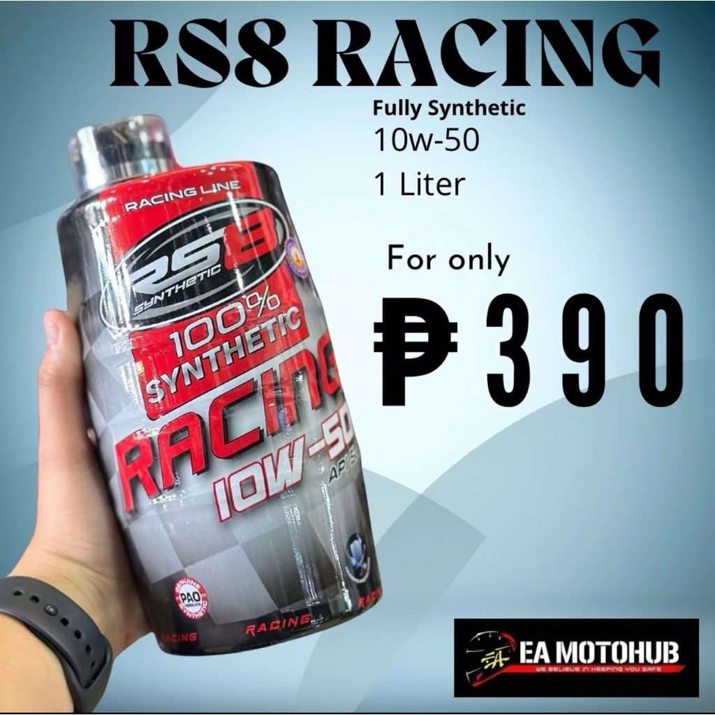 RS8 oil • Racing line • 10w50 | Shopee Philippines