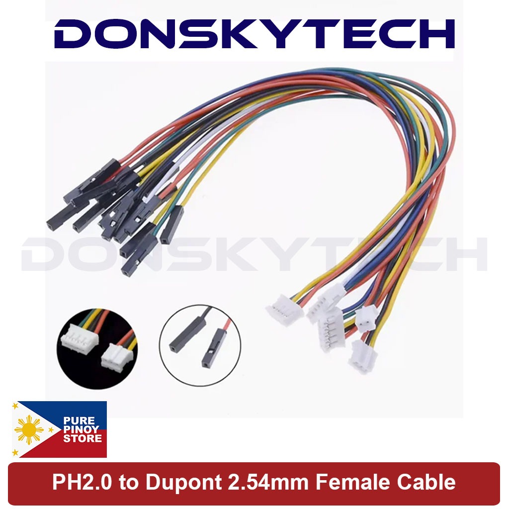 PH2.0 to Dupont 2.54mm Female Motherboard Adapter Wire Cable 2P 3P 4P ...
