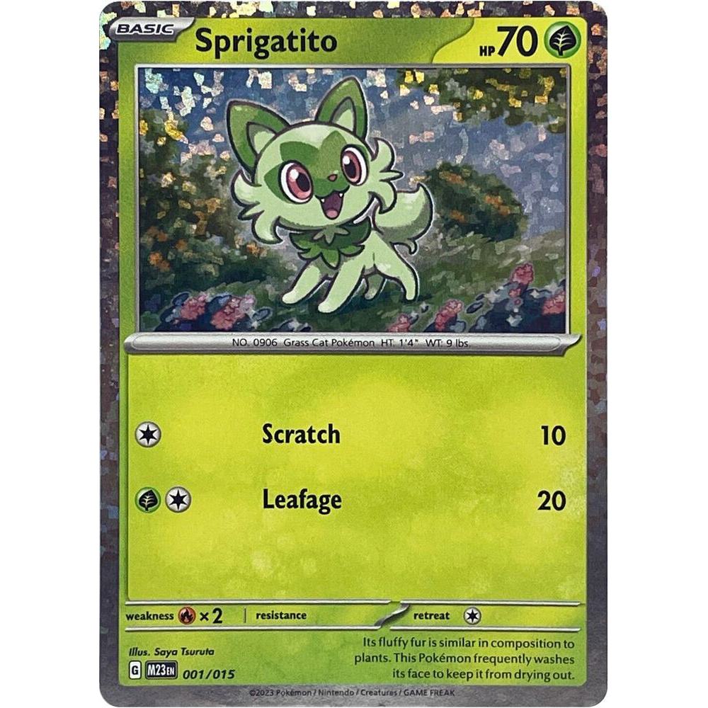 [EN] [M23] 001/015 - Sprigatito - McDonalds' Promo 2023 - Pokemon TCG ...