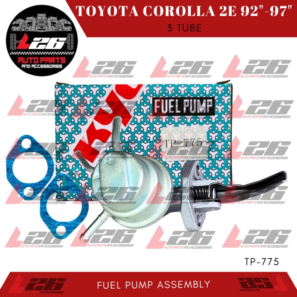 KYOSAN Toyota Corolla 2E Fuel Pump Assembly 3 Tube 1.3 TP-775 for Years ...