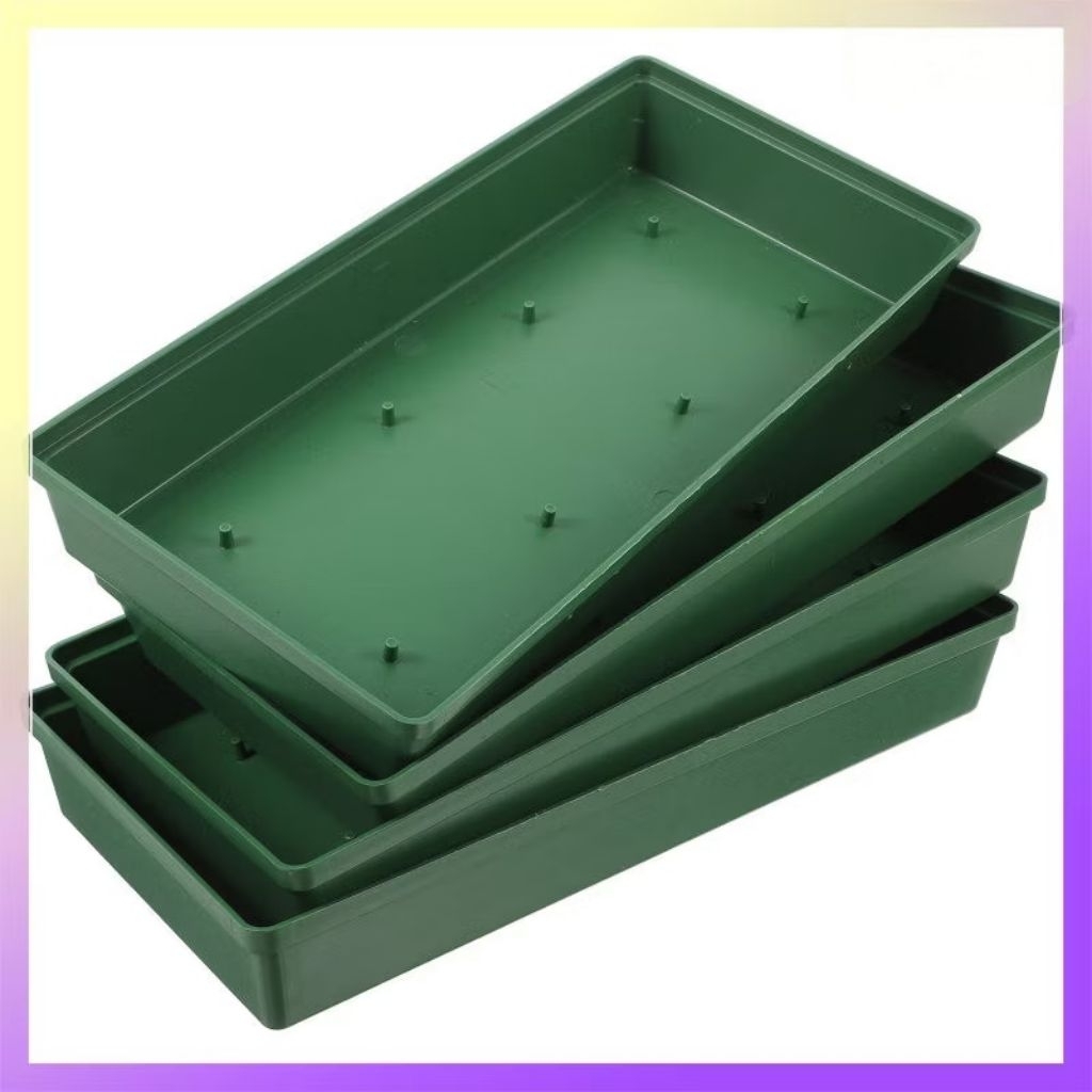 Green Rectangular pot for flower arrangement | Shopee Philippines