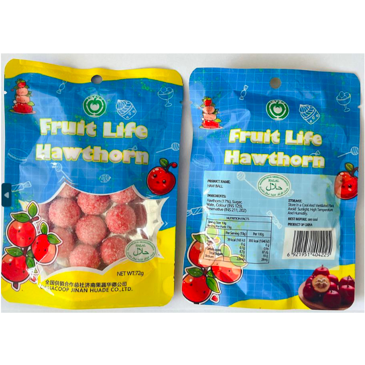 MEI MEI MART Fruit Life Hawflakes Hawthorn Haw Flakes Haw Ball Haw ...