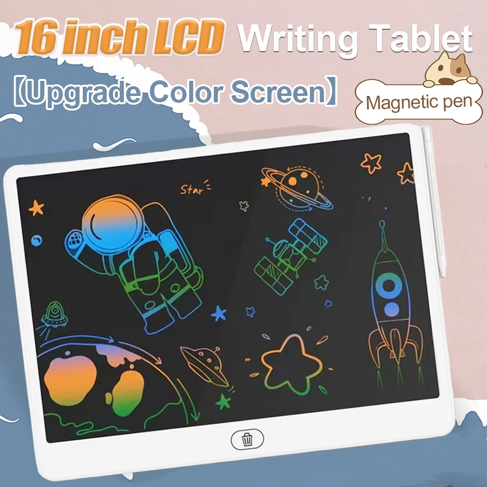 16" Big Size Horizontal Color Screen LCD Writing Tablet 16inch / 13inch ...
