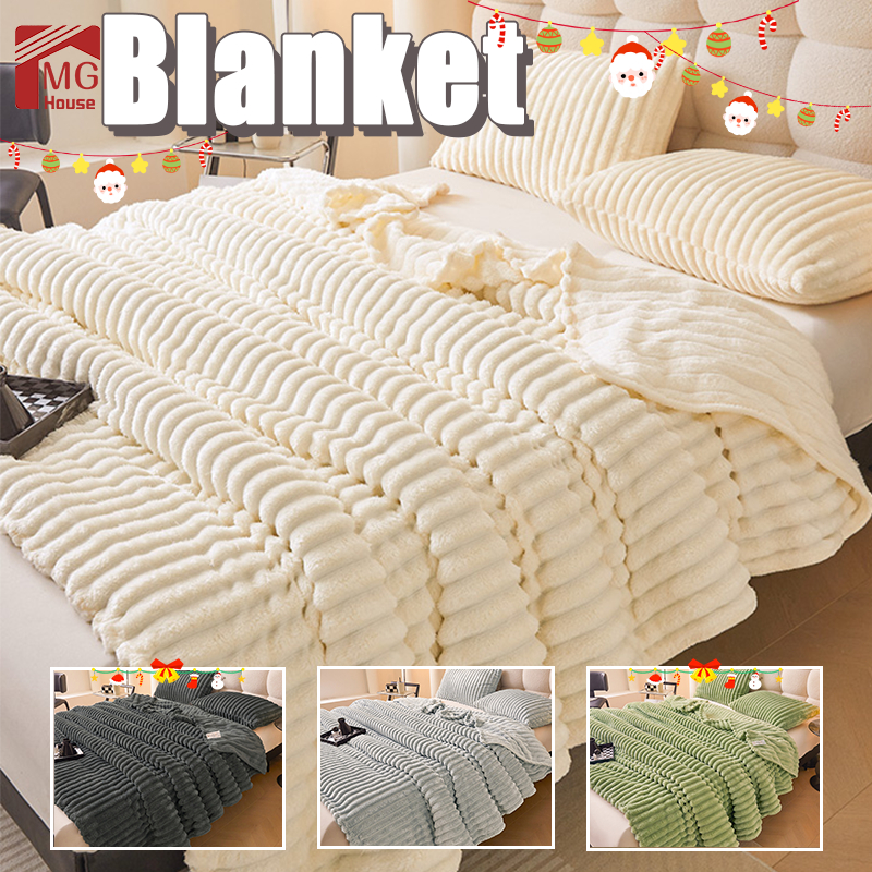Blanket Imported Rabbit Fur Office Sofa Blanket Napping Blanket Blanket ...
