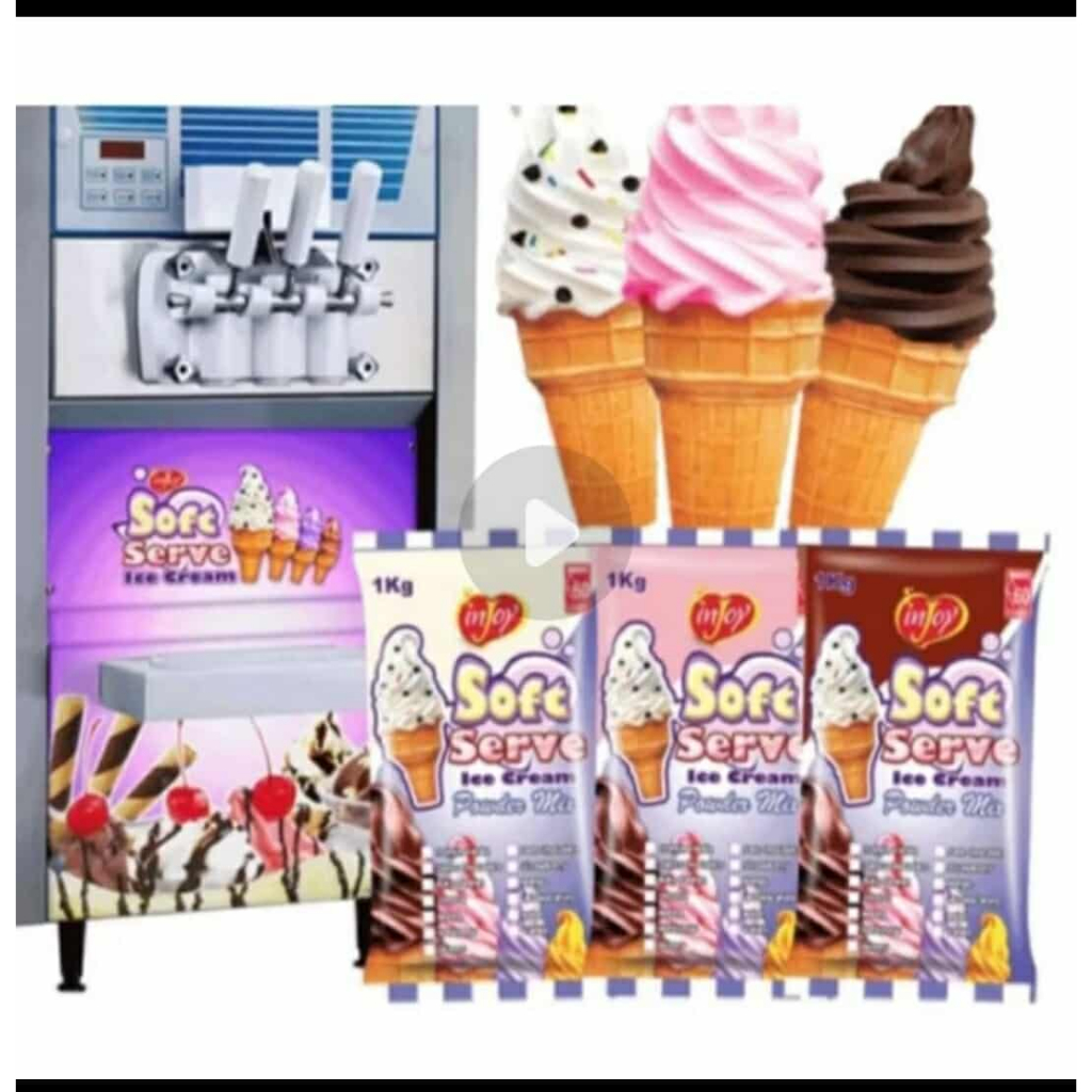 Injoy Softserve Ice cream 1kg per pack | Shopee Philippines