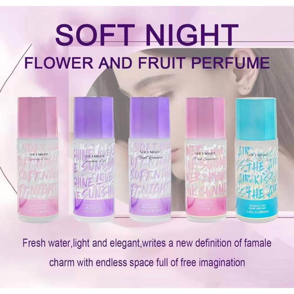 Spring Days Sunshine Love Shimmer Fruity Body Mist Perfume Scent Long ...