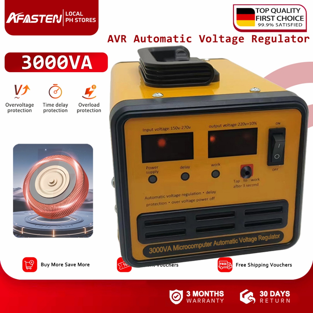 AVR Automatic Voltage Regulator 3000W/220V SVR-3000VA/2500VA/2000VA ...
