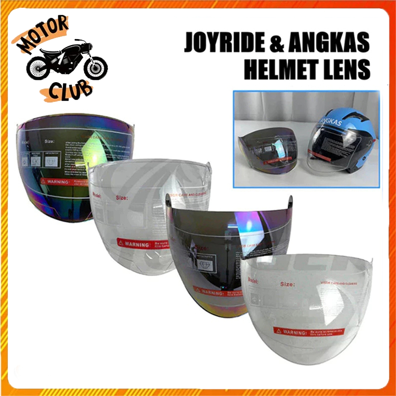 JOYRIDE and ANGKAS Visor Clear/Tinted Motorcycle Helmet Lens | Shopee ...