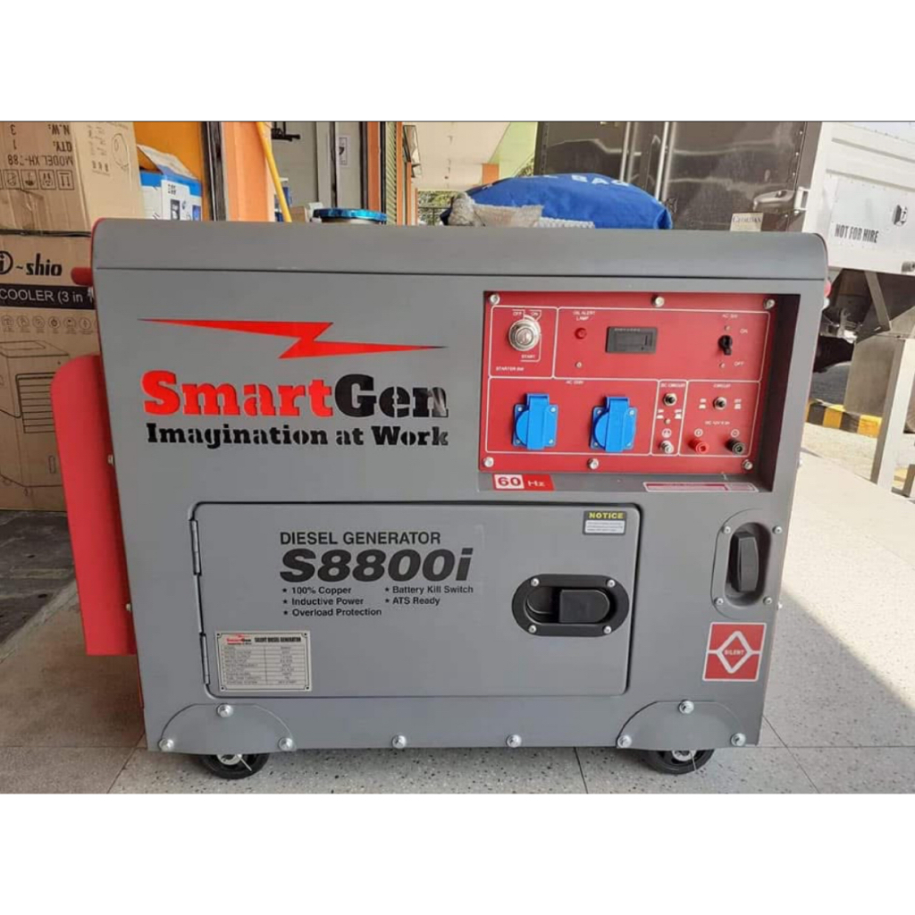 BRAND NEW SMARTGEN GENERATOR DIESEL SILENT TYPE 8KVA | Shopee Philippines