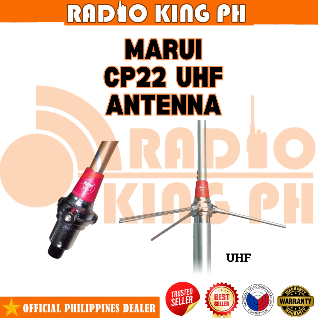 MARUI CP22 UHF or VHF Outdoor Aluminum Antenna | Shopee Philippines