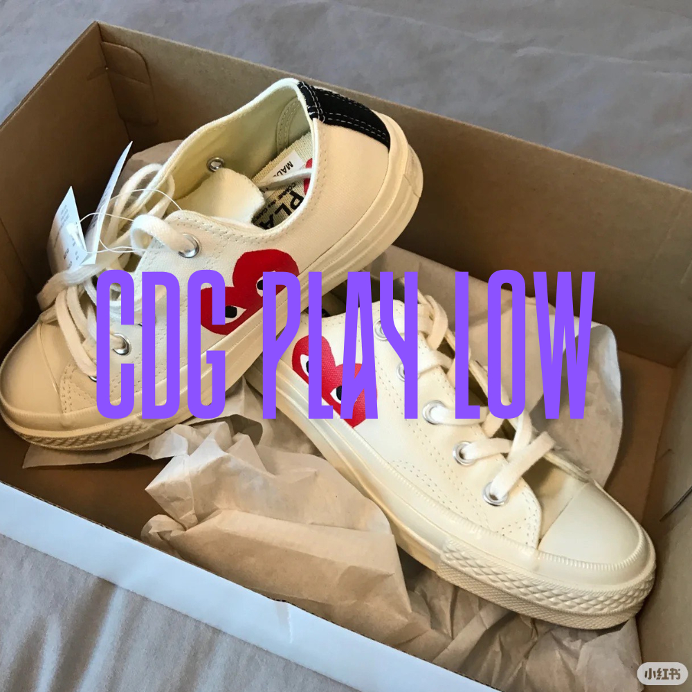 [LOWEST PRICE LEGIT SHOES] CDG PLAY LOW CUT SNEAKER SHOES FOR MEN ...