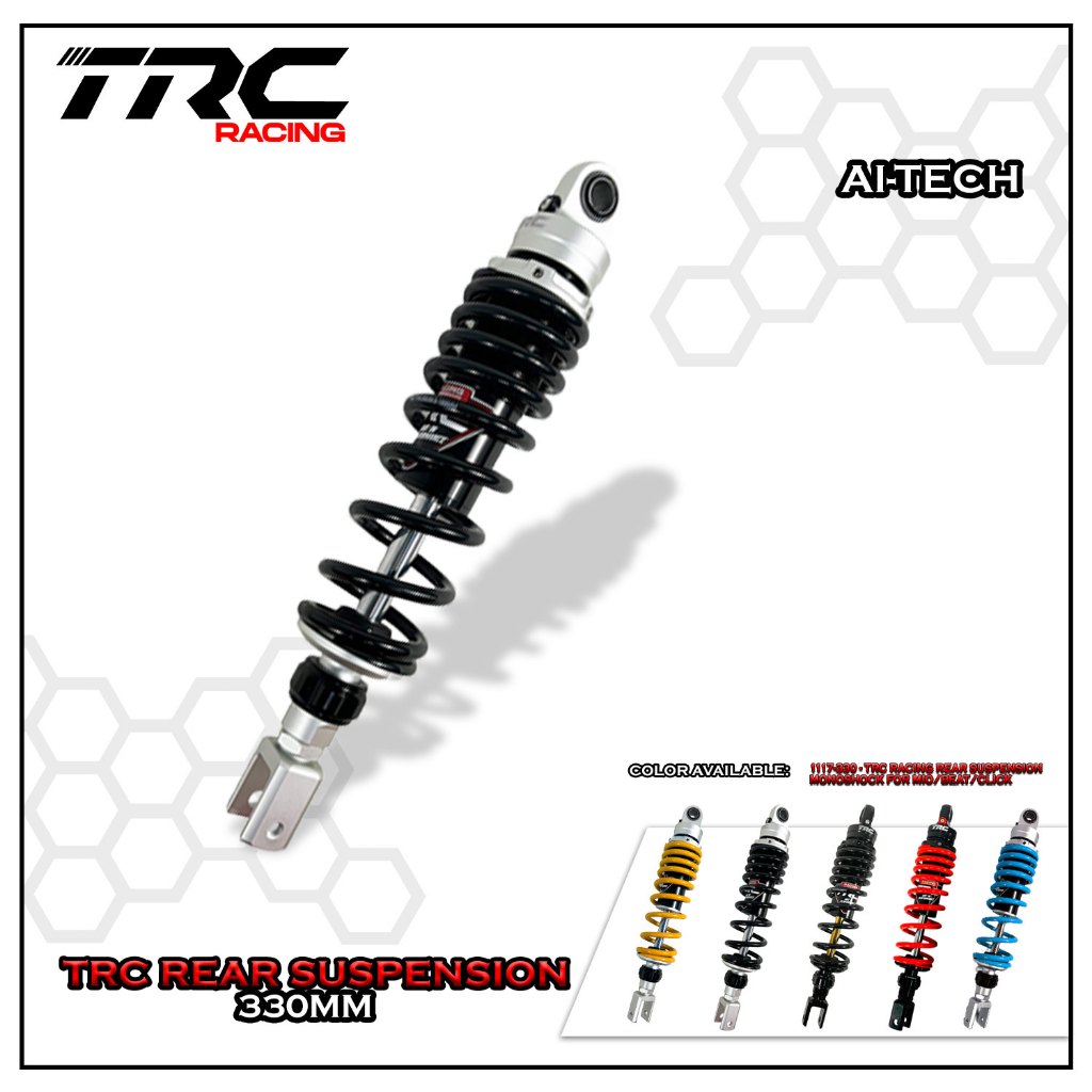 TRC RACING AI-TECH SERIES SUSPENSION for MIO/BEAT/CLICK 1117-330 ...