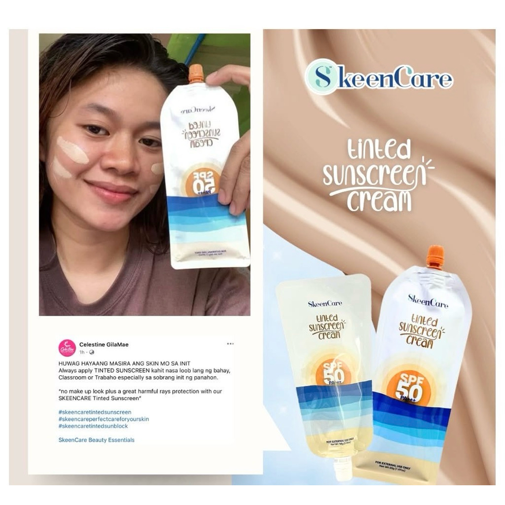 SkeenCare Tinted Sunblock 50g Spf50 PA+++ Ultimate Protection | Shopee ...