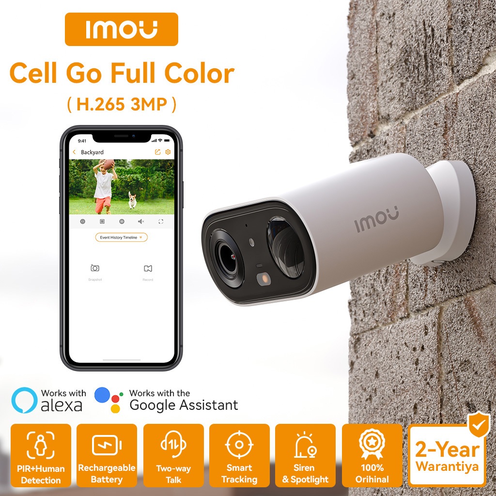 IMOU Cell Go Full Color 3MP Battery Powered Camera for vlogging Mini ...