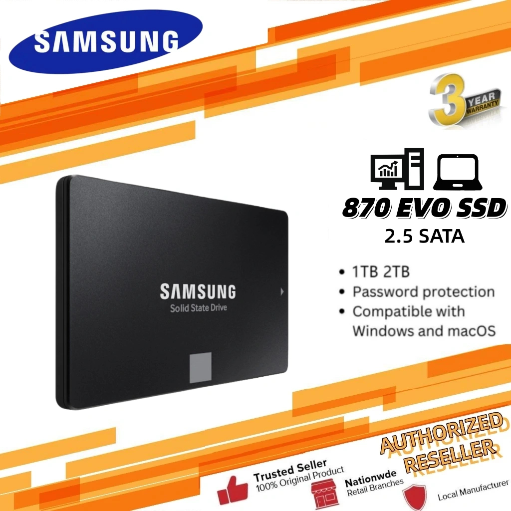SAMSUNG SSD 870 EVO Internal Solid State Disk Hard Drive SATA3 2.5 ...